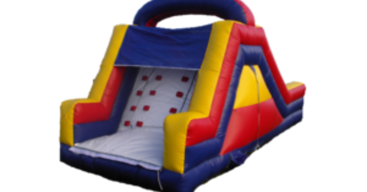 Jazzy Jumpers | 13 Ft Rock Climb Slide